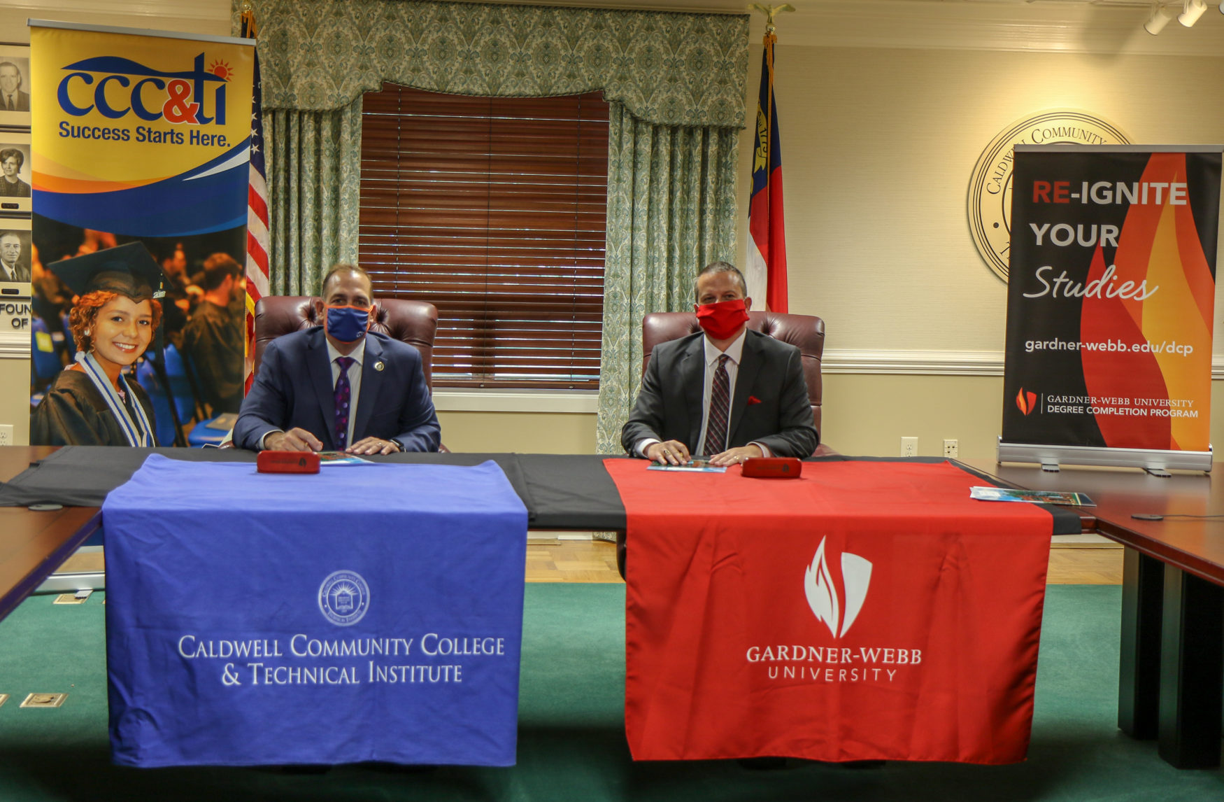 CCCTI, GWU Sign Transfer Agreements | Gardner-Webb NewsCenter