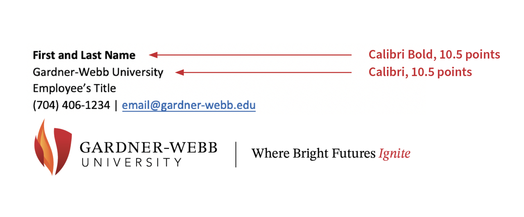 Applying the Brand - Gardner-Webb University