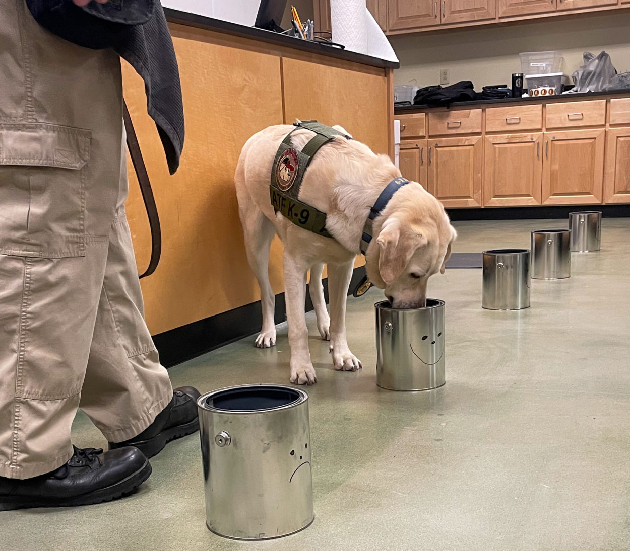 ATF Canine and Partners Visit GWU Science Classes | Gardner-Webb University