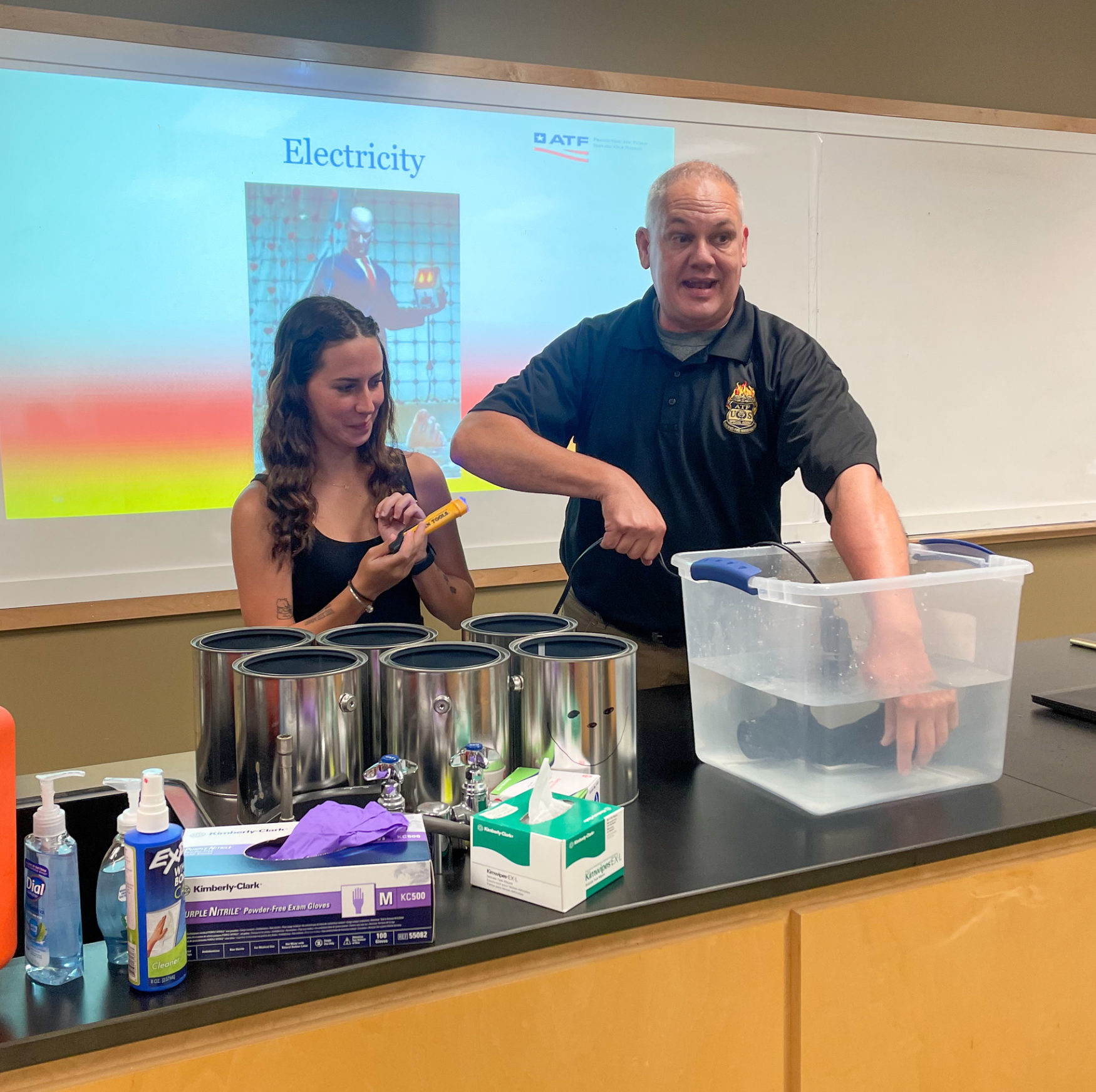 ATF Canine and Partners Visit GWU Science Classes | Gardner-Webb University