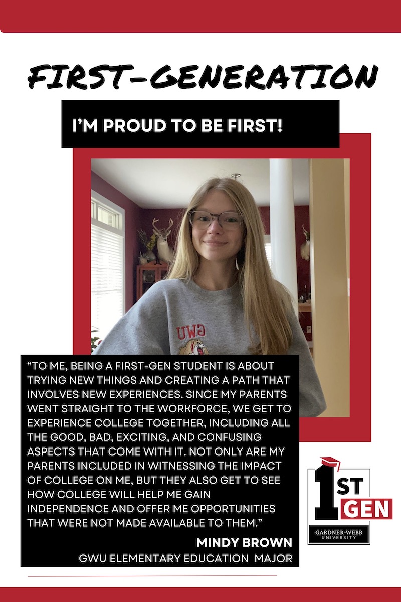 Gardner-Webb Celebrates First-Generation Students | Gardner-Webb University