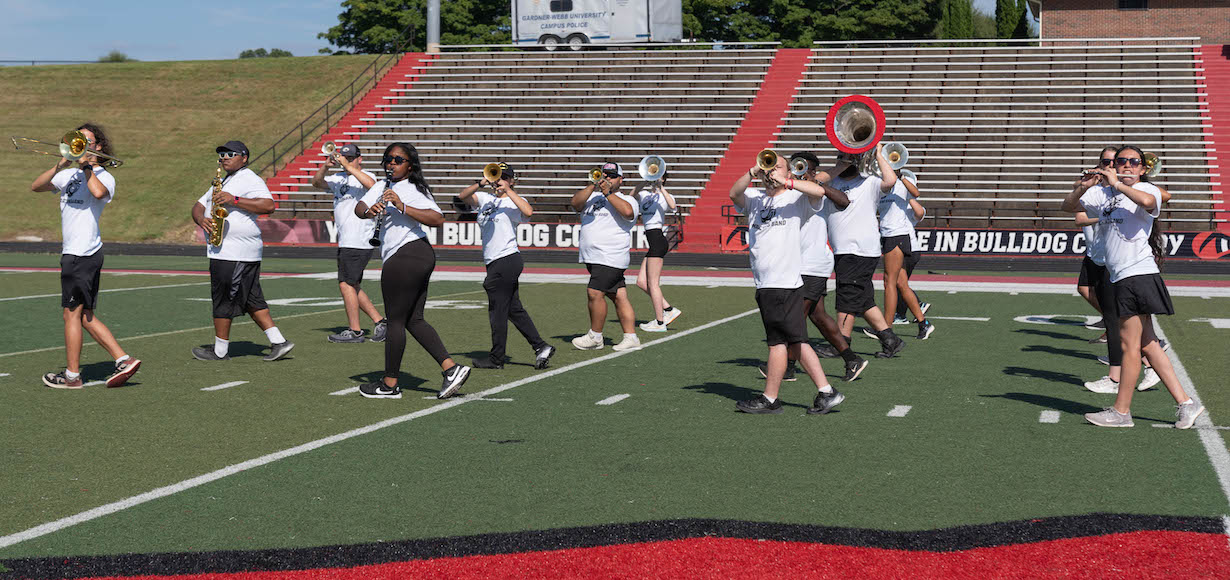 Marching Bulldogs Take Fans to Mars | Gardner-Webb University